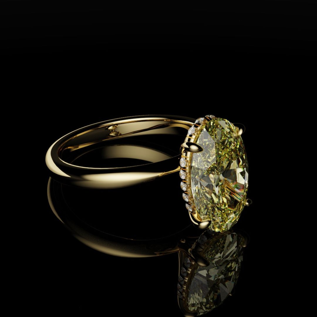 Fancy Yellow Diamond Engagement Rings - Hyde Park Design