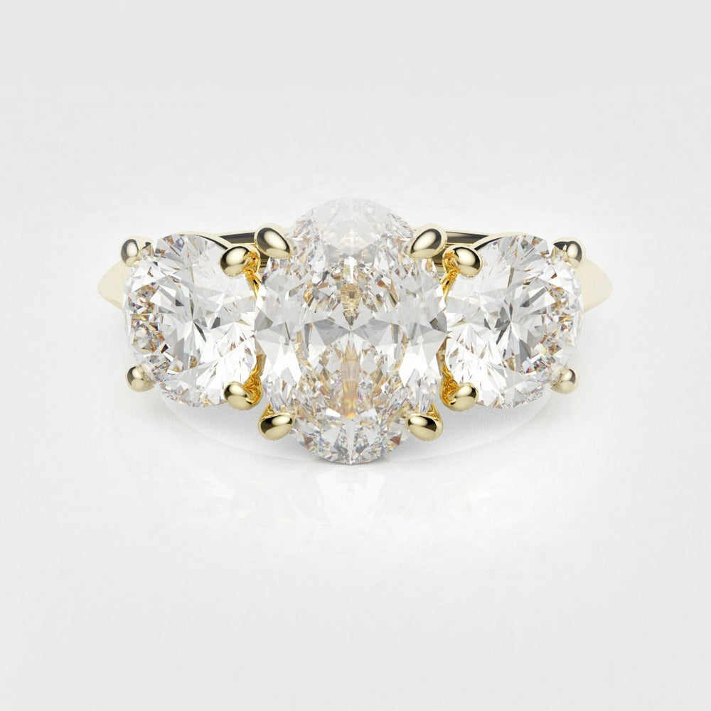 Custom Oval Diamond Hierloom Engagement Ring - Hyde Park Design