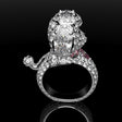 Bespoke Toy Poodle Diamond Ring