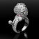 Bespoke Toy Poodle Diamond Ring