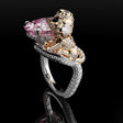 Toy Poodle Ring 18ct Rose Gold & Platinum